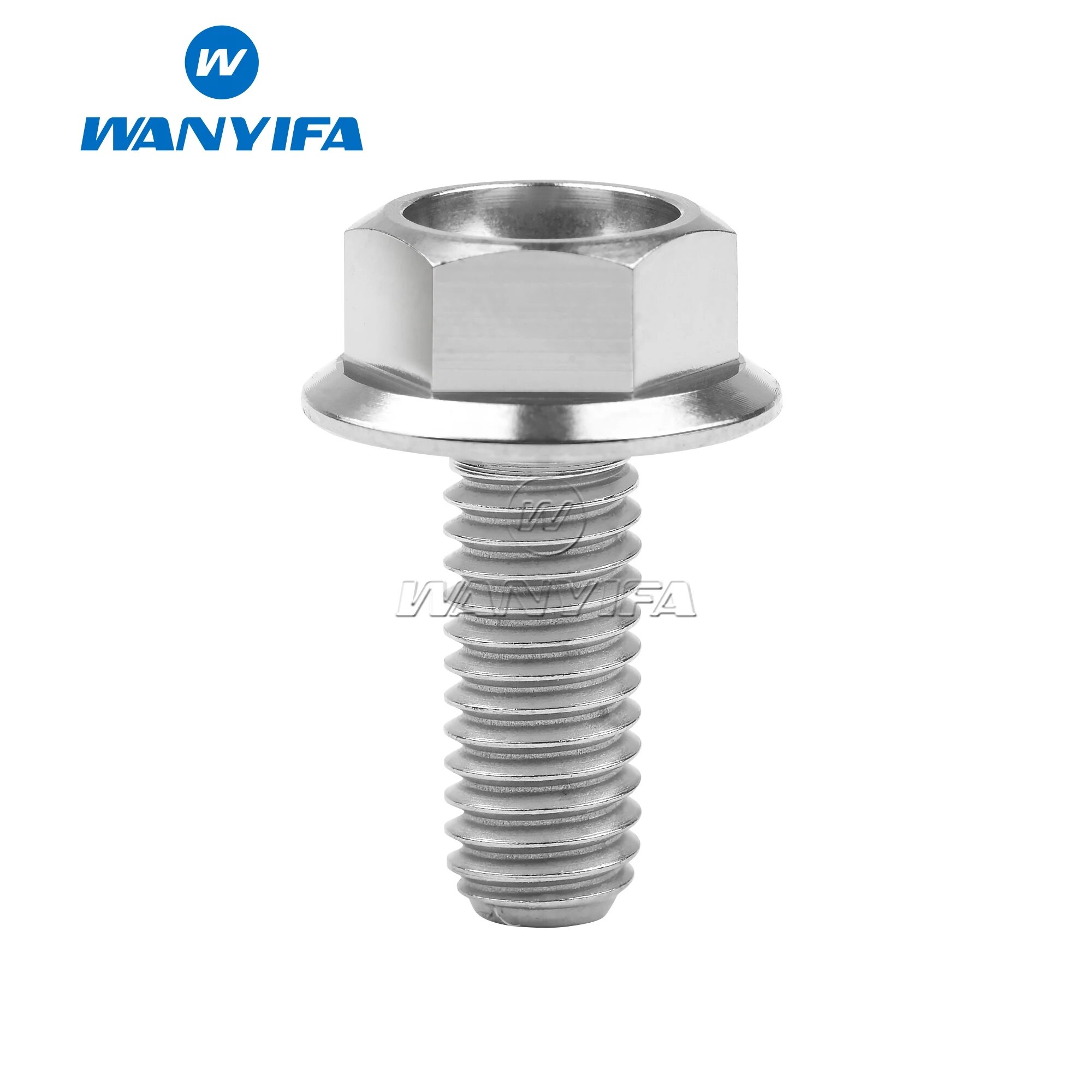 Титановые болты Wanyifa M6 для мотоцикла Titanium, 20mm