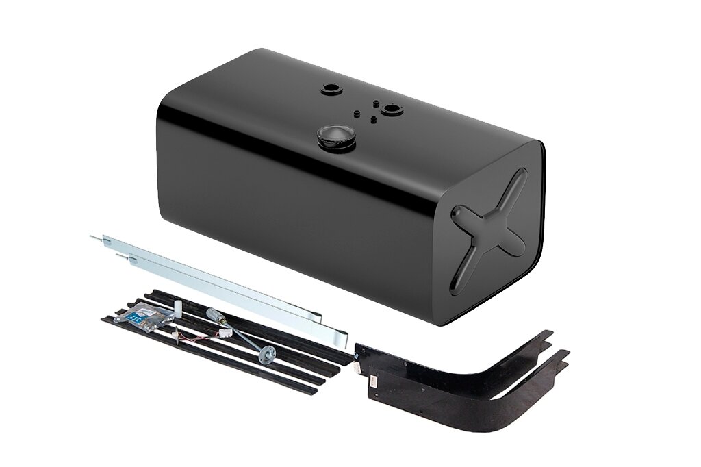 Бак топливный КамАЗ (170л, 950х498х405) в сб. отк. к