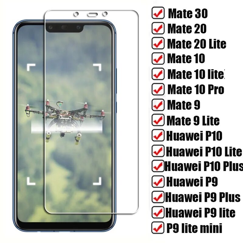 HD закаленное стекло для Huawei Mate 20 Lite 10 30 P10 Plus P9 lite mini Mate20 Mate10 Mate20 Lite P9lite Защитная пленка для экрана