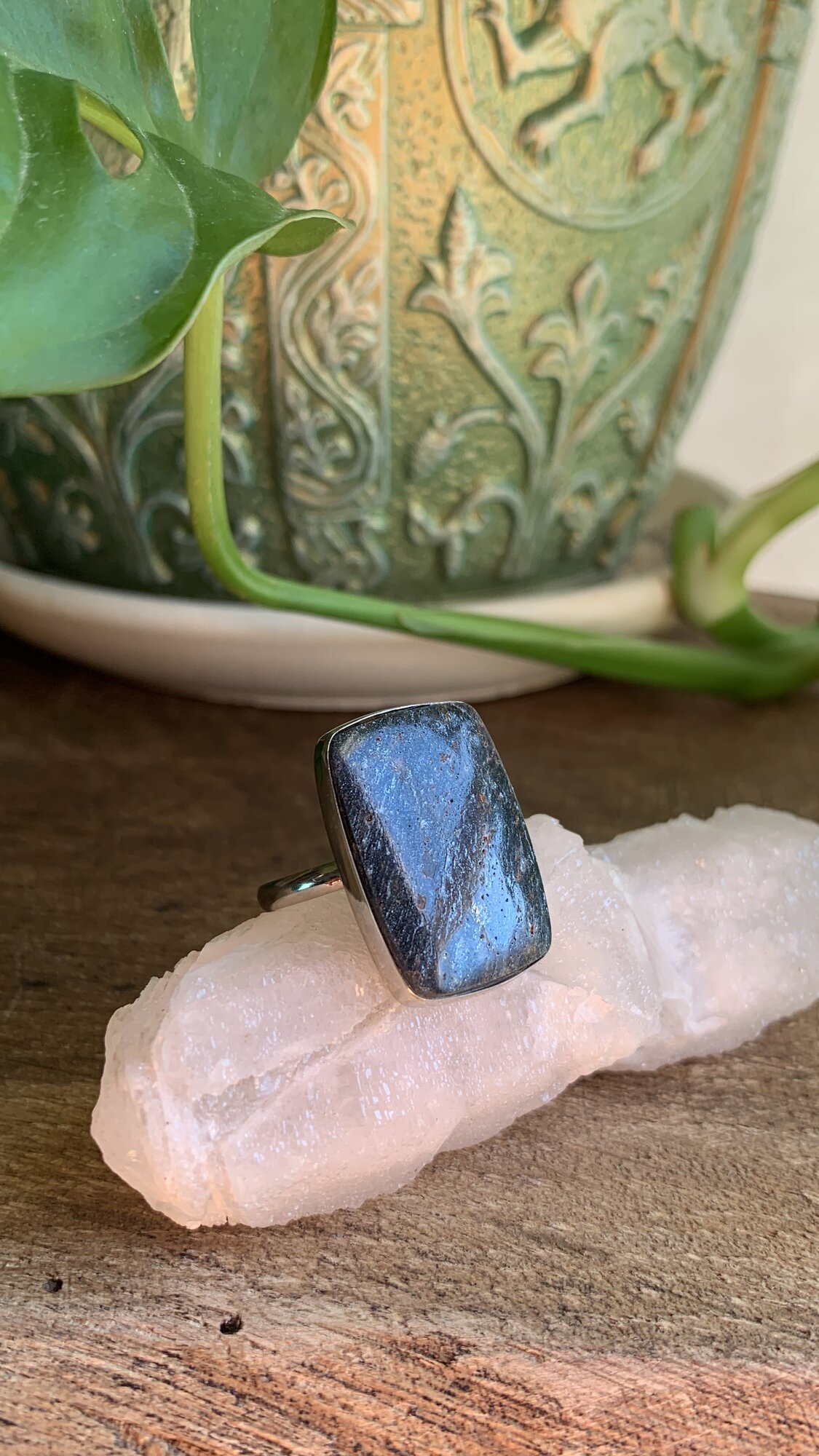 Кольцо True Stones, авантюрин
