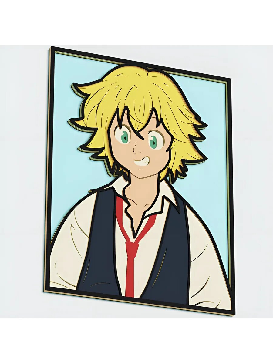 3D Картина по номерам из дерева Мелиодас, 23x30 см