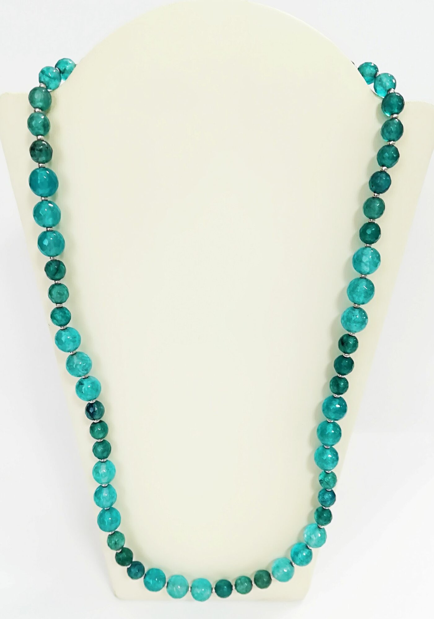 Колье, аквамарин