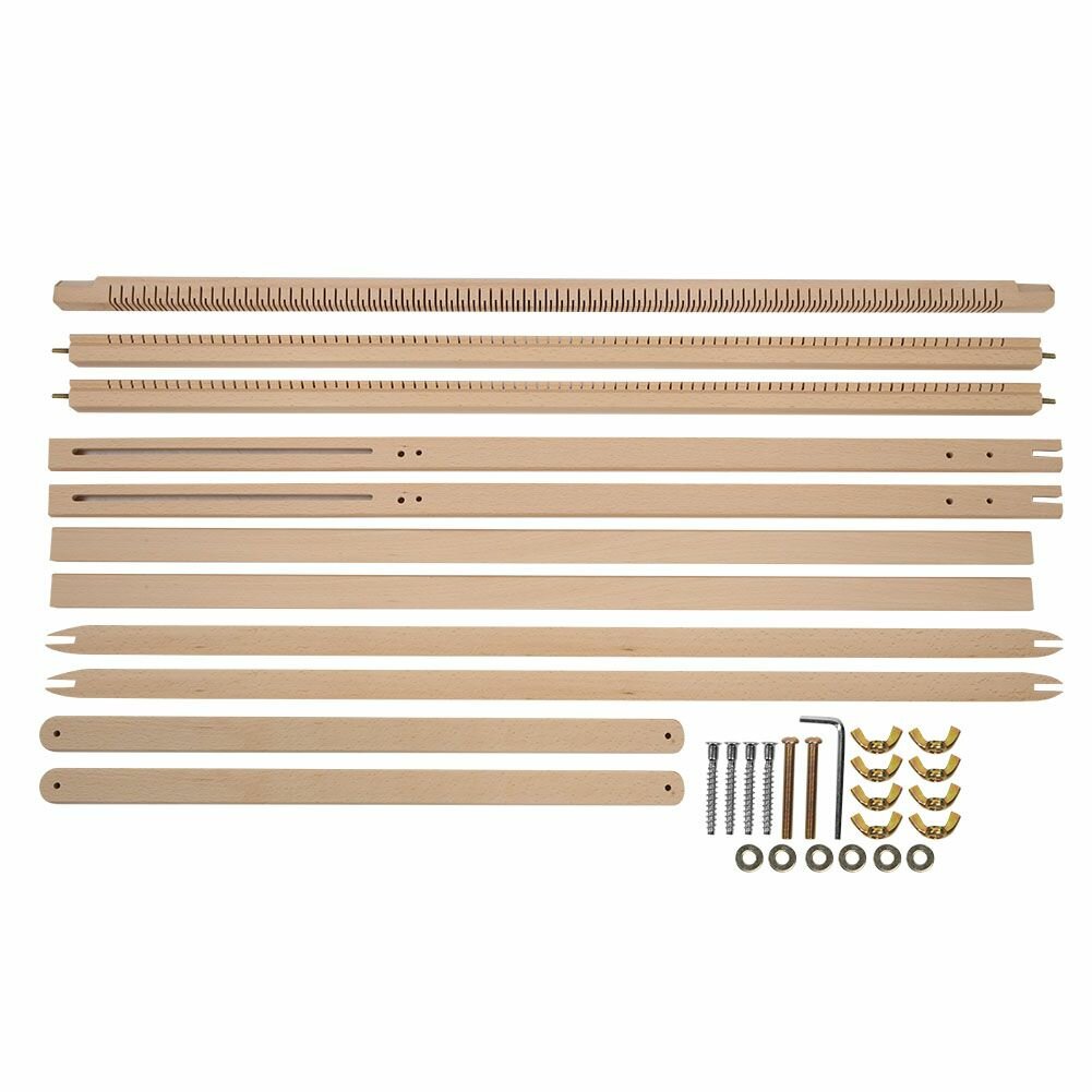 DIY деревянный ручной ткацкий станок регулируемый кронштейн гобелен шерсть вязальный инструмент