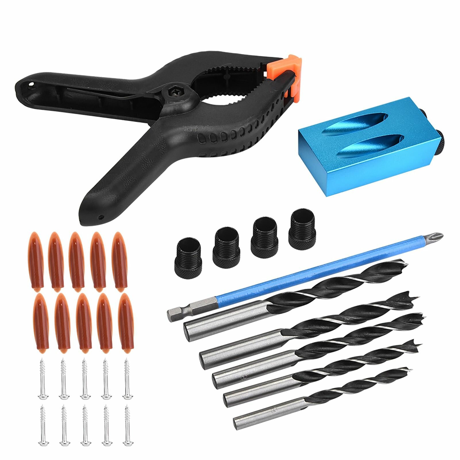 34шт набор кондукторов для карманных отверстий 15