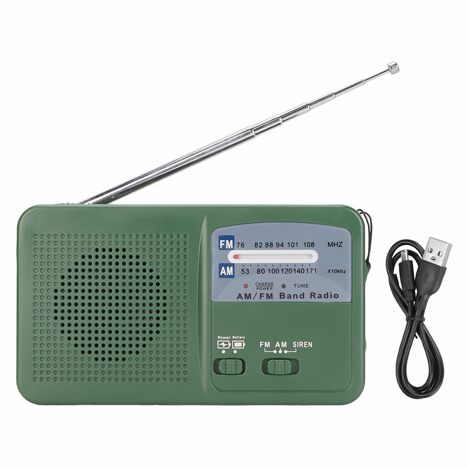 1LED солнечное кривошипное радио-фонарь, портативный