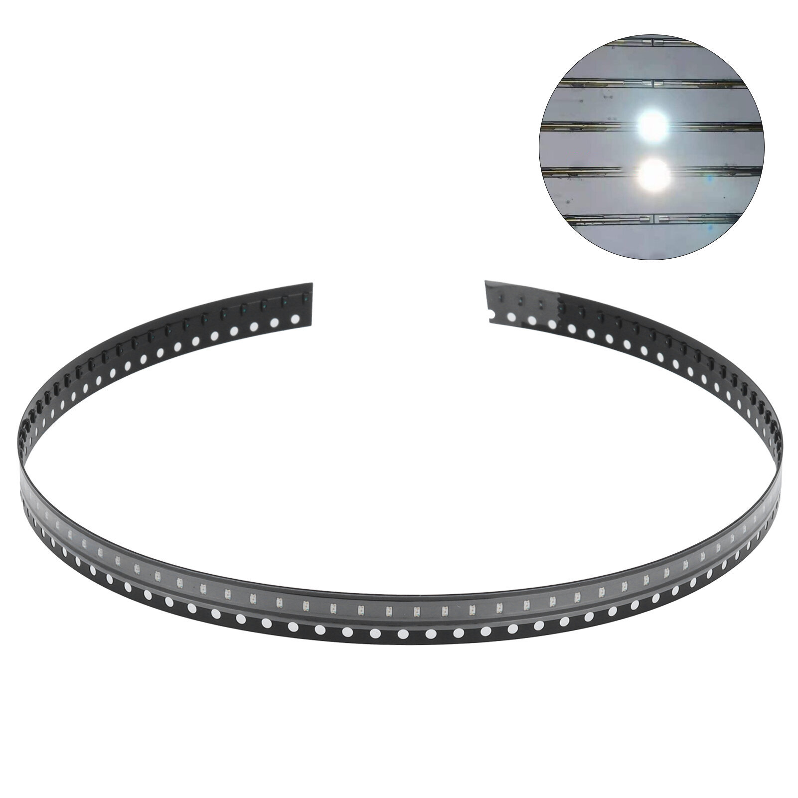 100 шт. SMD светодиодов, теплый белый, для плат