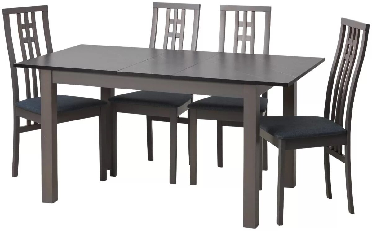 Обеденная группа TME-6932/ СB-2482 GREY STONE серый камень /серый