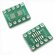 Адаптер SSOP10-SOP10-10PIN, для распайки, двусторонний, 10x13 мм
