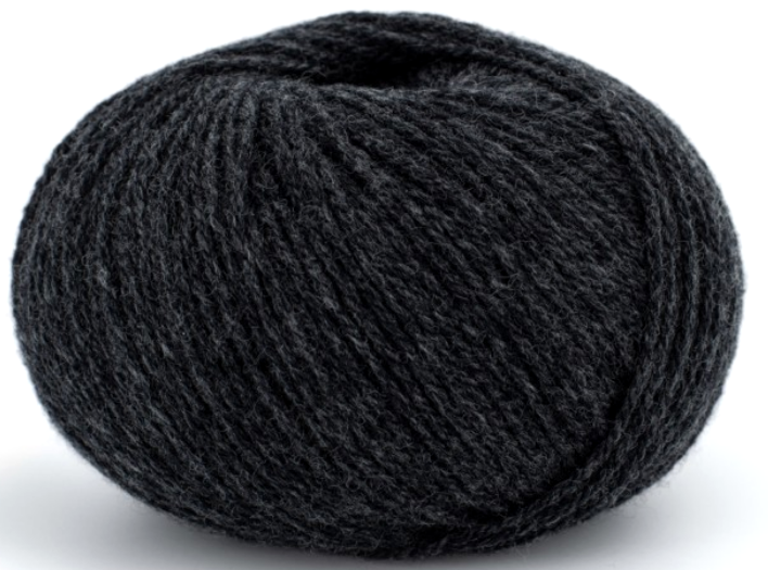 Como Cashmere /Комо Кашемир/ пряжа Lamana (70% шерсть мериноса сверхтонкая, 30% кашемир),25г/120м (04 M, anthrazit (антрацит), серый, New!)