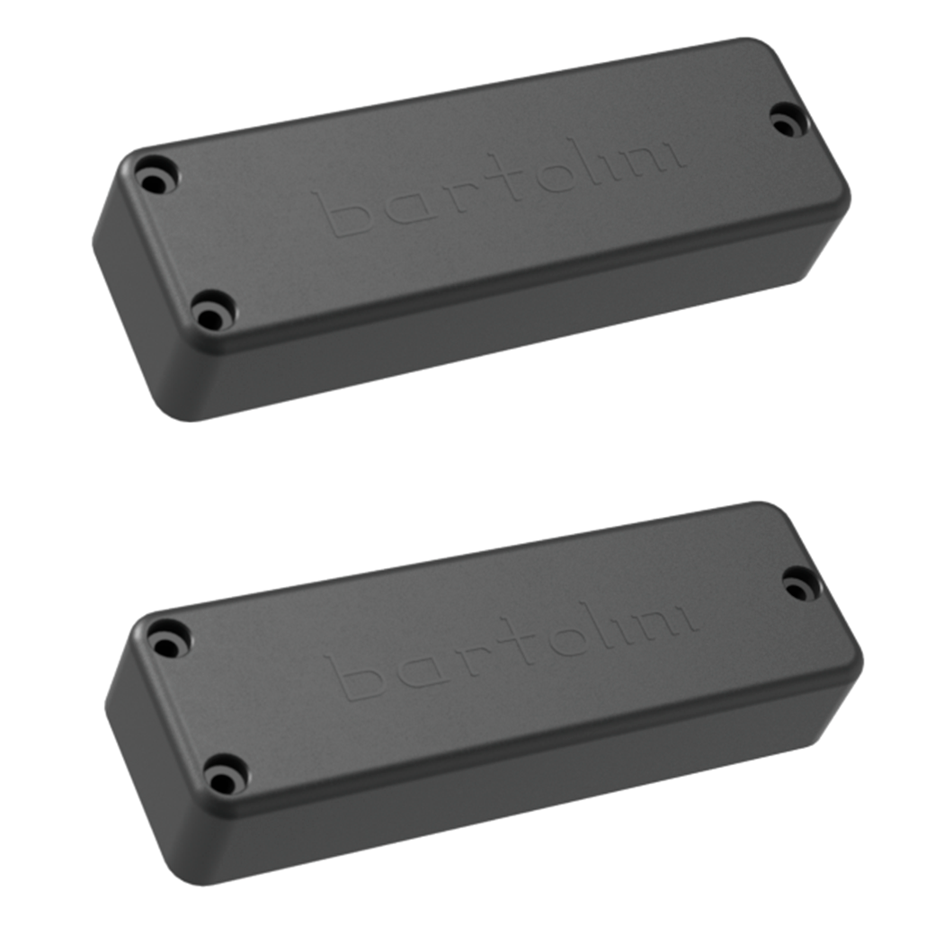 Комплект звукоснимателей для 4-струнной бас-гитары, хамбакер, черный, Bartolini BC4CBC-T 4-String, BC Soapbar