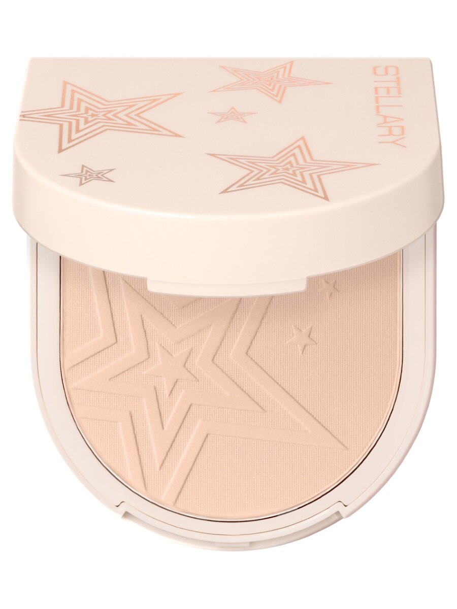 Пудра для лица Stellary Компактная сатиновая тон 02 слоновая кость
