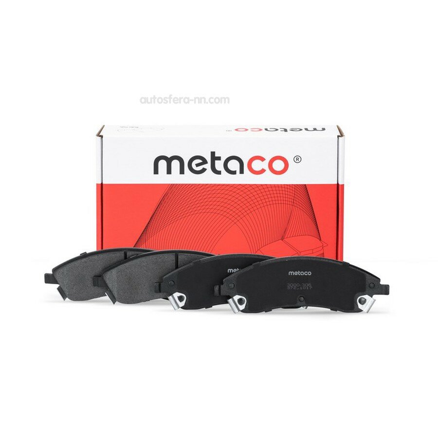 METACO 3000306 Колодки тормозные передние к-кт CADILLAC SRX (2003>)