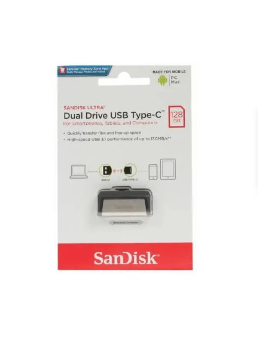 128 ГБ Ultra Dual SDDDC2-128G-G46 серебристый