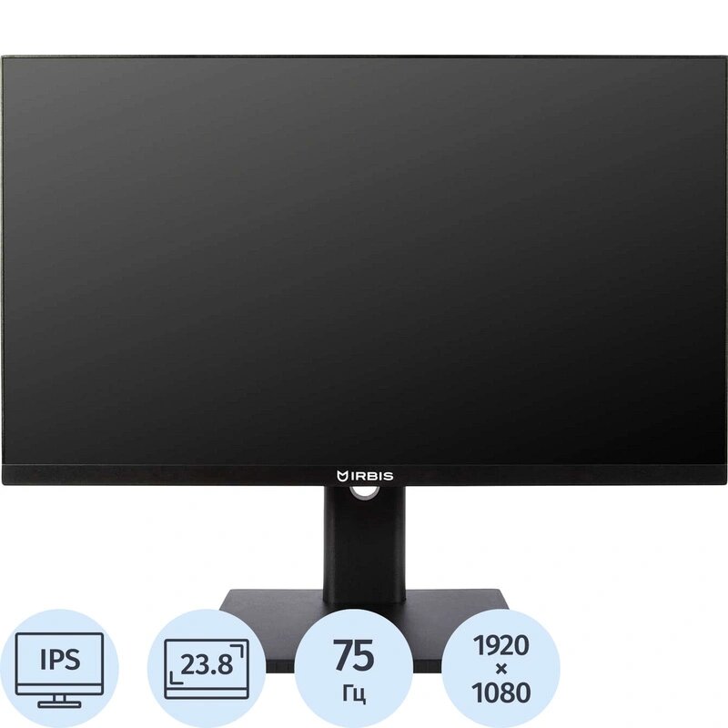 Монитор IRBIS SMARTVIEW 24 (IMVW24FID) 23.8/FHD/IPS/250cd/3ms/VGA/HDMI/DP
