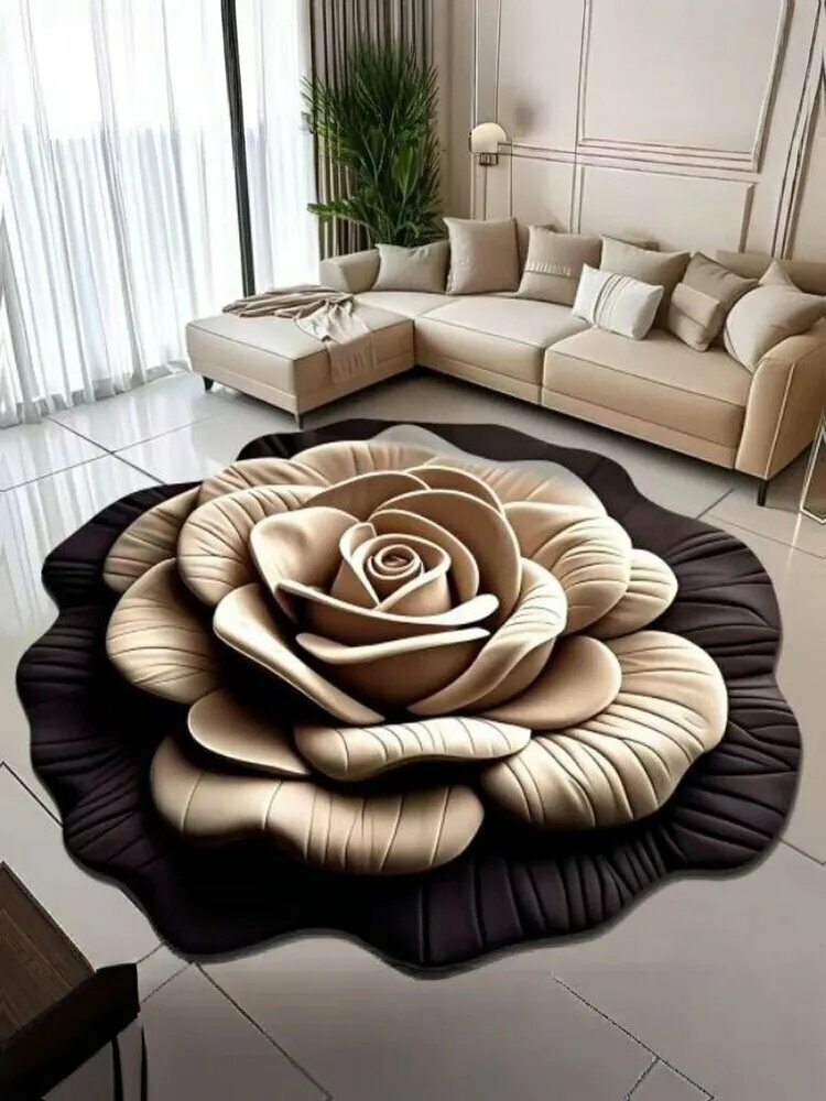 Ковер безворсовый 3Dковер 40x40 см