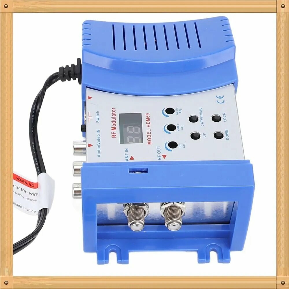 AV to RF Modulator, поддержка нескольких входов и аналоговый сигнал, для игровых приставок и мультимедийных устройств в доме