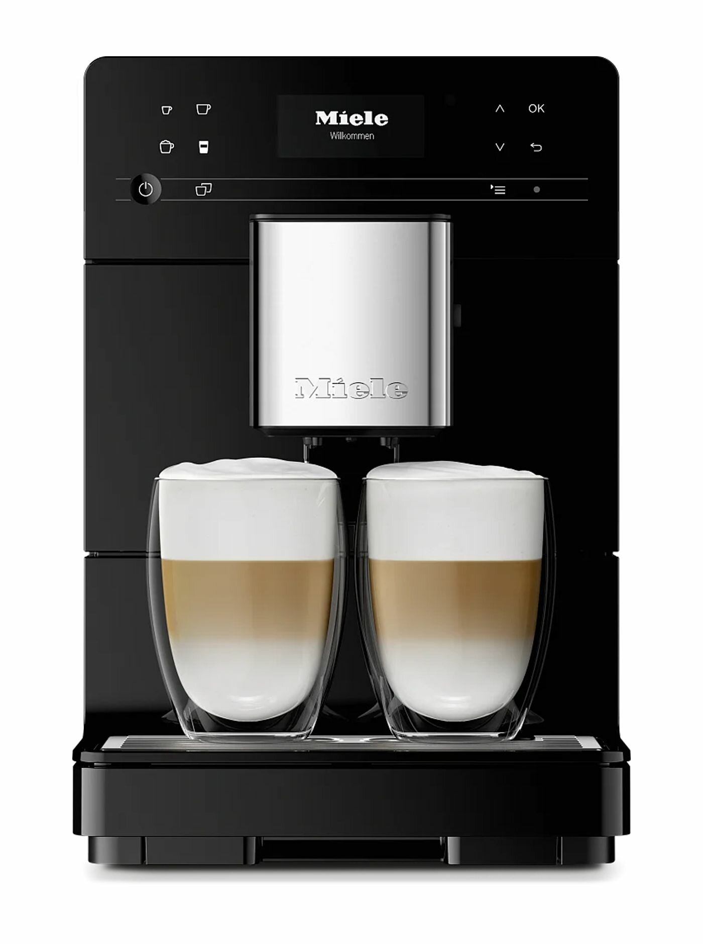 Кофемашина автоматическая Miele CM 5310 Silence OBSW с капучинатором