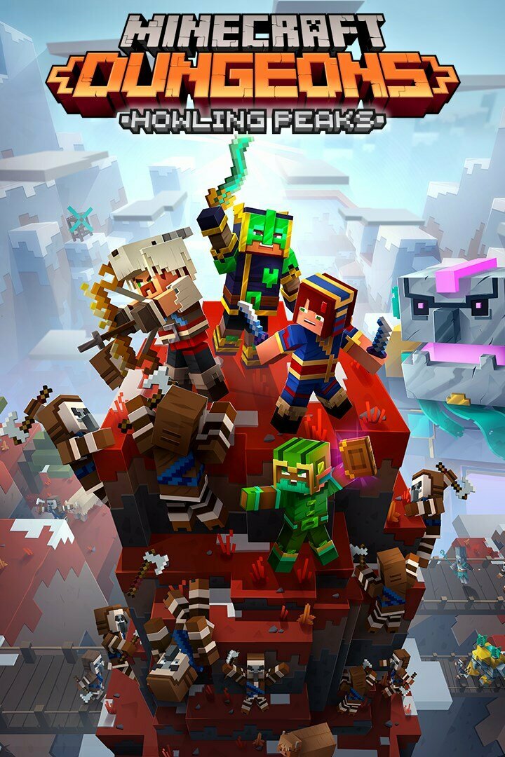 Minecraft Dungeons: Howling Peaks — дополнение (DLC) — дополнение (DLC) для Xbox / Microsoft Store · Xbox One, Xbox Series X|S · цифровой ключ · нужна базовая игра