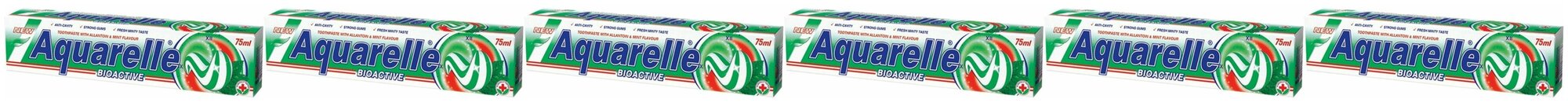 Зубная паста "AQUARELLE" - 75 мл, 6 шт