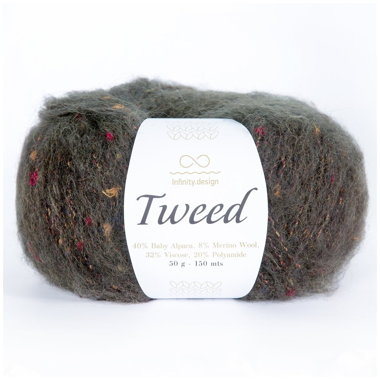 Пряжа для вязания Infinity Design Tweed (8264 Green)
