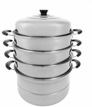 Vetta 822-129, Мантоварка 30см, 4 яруса, из нержавеющей стали