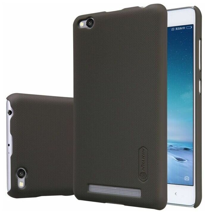 Чехол Nillkin Frosted для Xiaomi Redmi 3 коричневый
