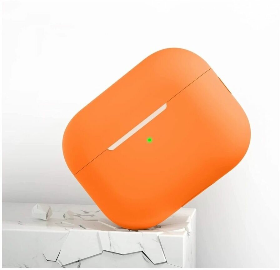 Чехол для Airpods Pro 2 на Аирподс Про 2, оранжевый
