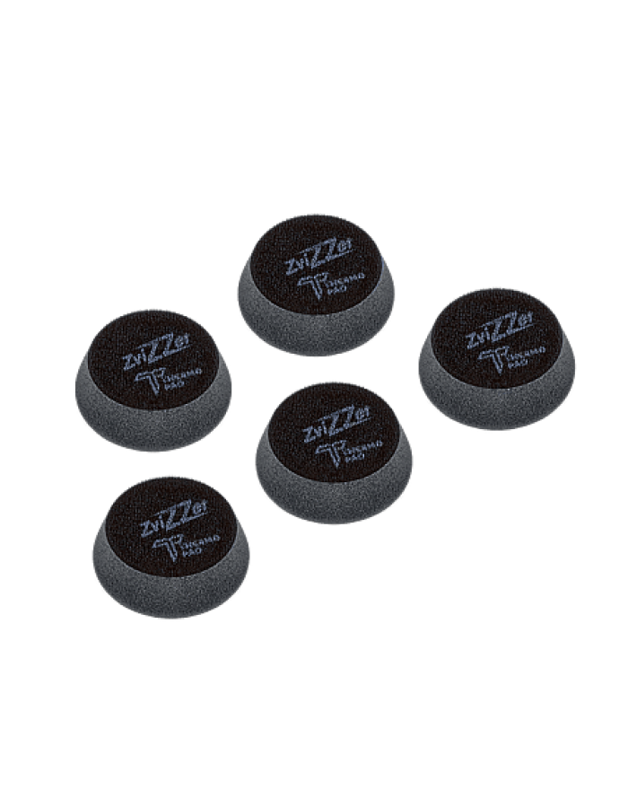 ZviZZer 55/20/35 THERMO PAD - Полировальный термостойкий черный круг ультра мягкий, 5шт
