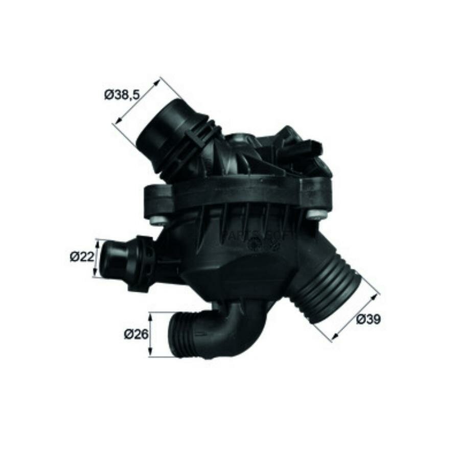 TM3097 MAHLE Термостат BMW E70/E71/E72 3.0-3.5 07-