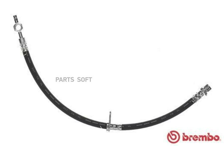 BREMBO T 83 110 Шланг тормозной | перед |