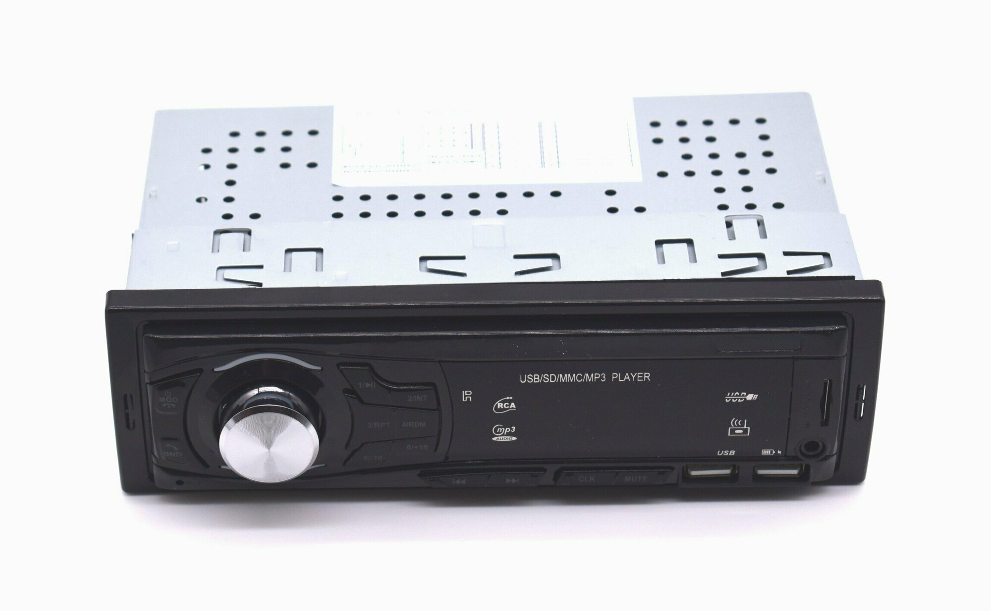 Автомагнитола с пульт управлением и функциями Bluetooth, USB, Microsd, AUX, FM