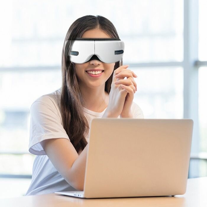 Аппарат для массажа глаз и головы ZET-701 Массажные очки