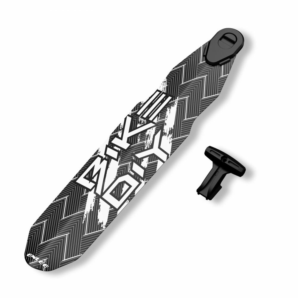 Крыло велосипедное подседельное с креплением на рельсы сиденья Enlee, Тип B