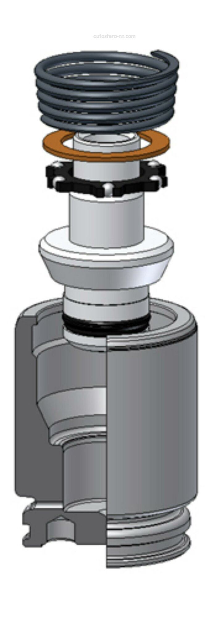 FRENKIT K384805 Поршень суппорта задн. (38mmx48mm)