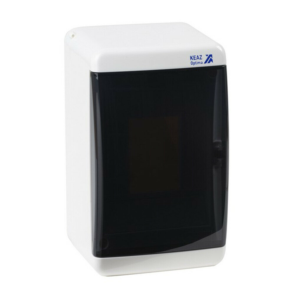 Щит распределительный навесной КЭАЗ OptiBox ЩРН пластиковый IP41 140х132х93,2 мм 6 модулей белый КЭАЗ 279160
