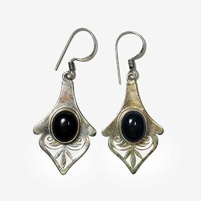 Серьги, искусственный камень