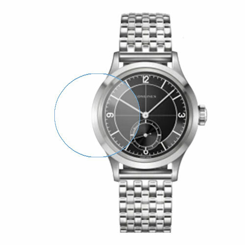 Скрин Мобайл защитный экран для часов Longunes Heritage Classic - Sector Dial 38.5 MM L2-828-4-53-6 из нано стекло 9H