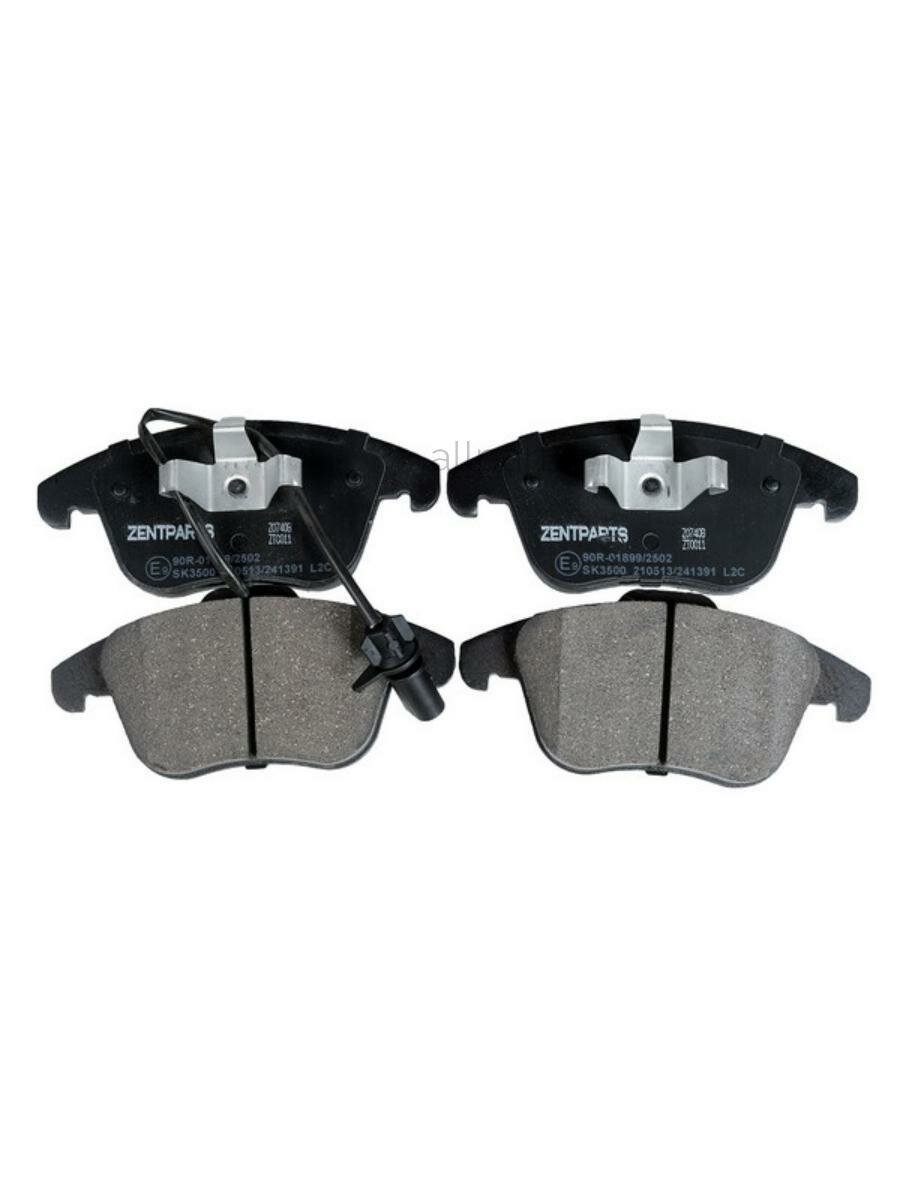 ZENTPARTS Z07408 колодки дисковые передние!\ Audi A4/A5 1.8TFSi-3.2FSI/2.7TDi 07>