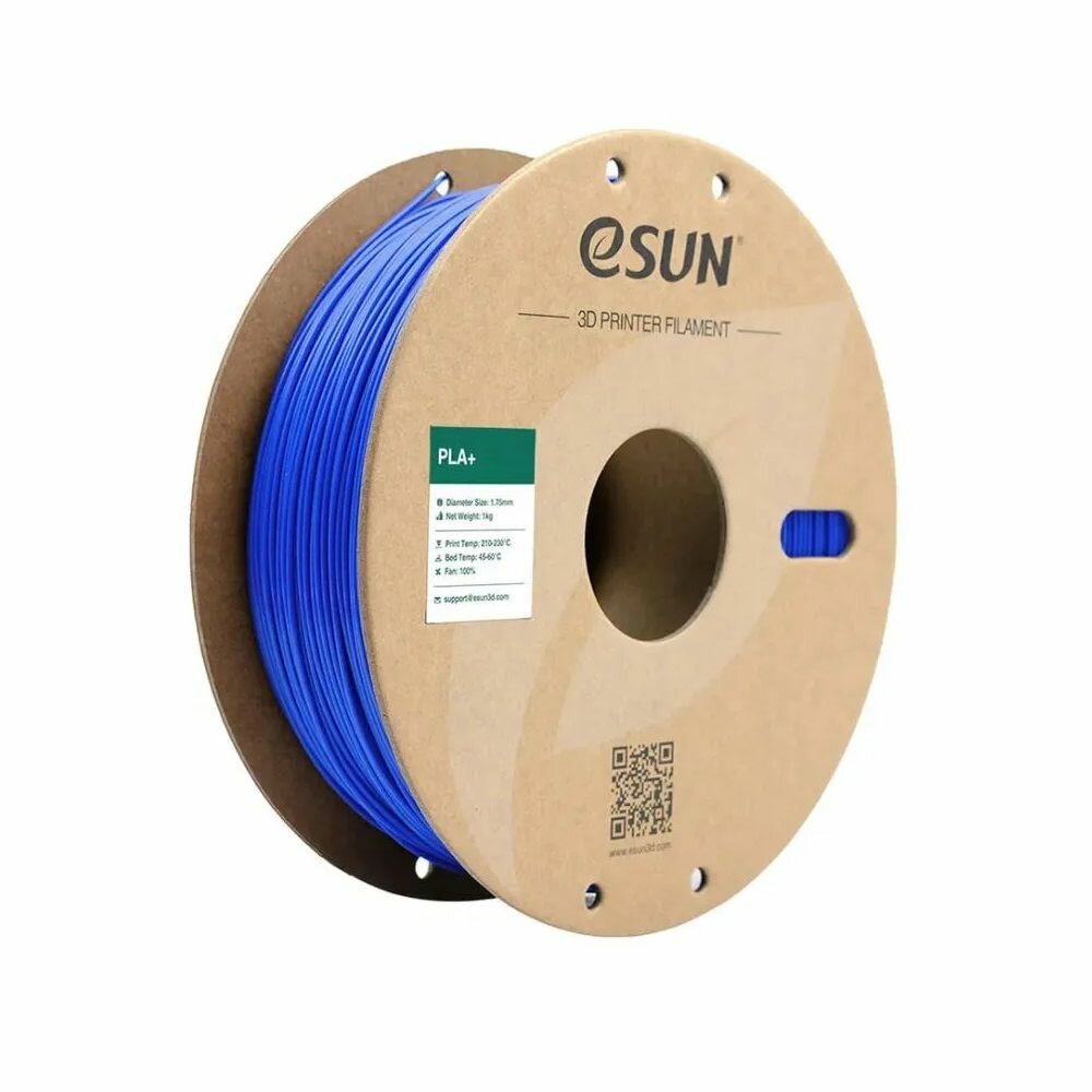 Катушка PLA+ пластика ESUN 1.75 мм 1кг, небесно-голубая PLA+175O-VP1P1