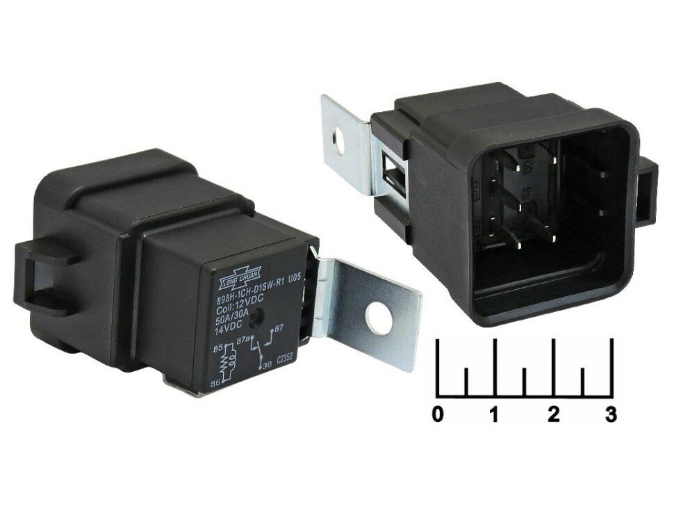 Реле =12V 50A/14VDC 898H-1CH-D1SW-R1