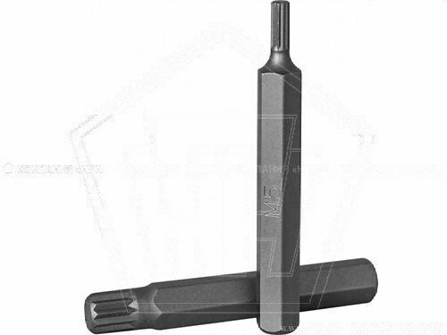 Бита spline м 9 (шестигр. 10мм, длина 75мм) сталь s2 jonnesway (d10m75m09a)