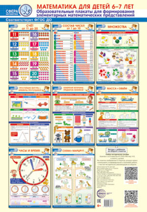 _Плакат(Сфера)_Комплект_А3 Математика д/детей 6-7 лет