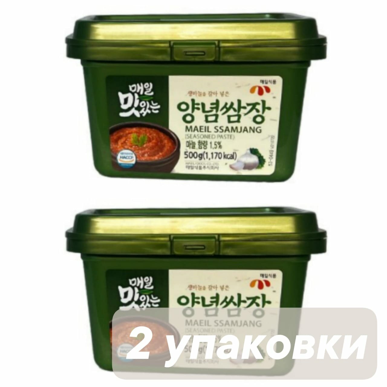 Соевая паста Самдян Maeil Ssamjang Paste 500 г, 2 шт