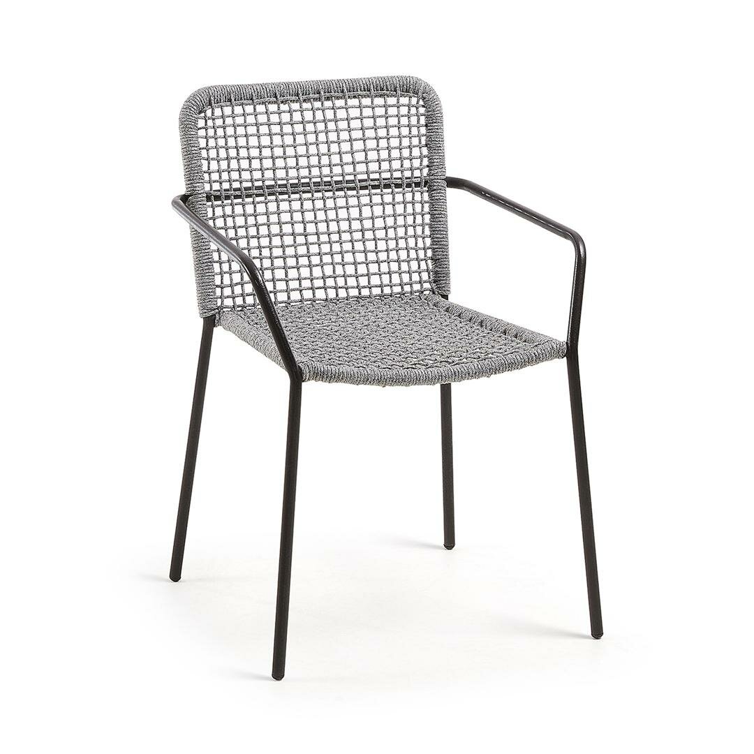 Стул La Forma (ех Julia Grup) Кресло Boomer серое арт. 067651