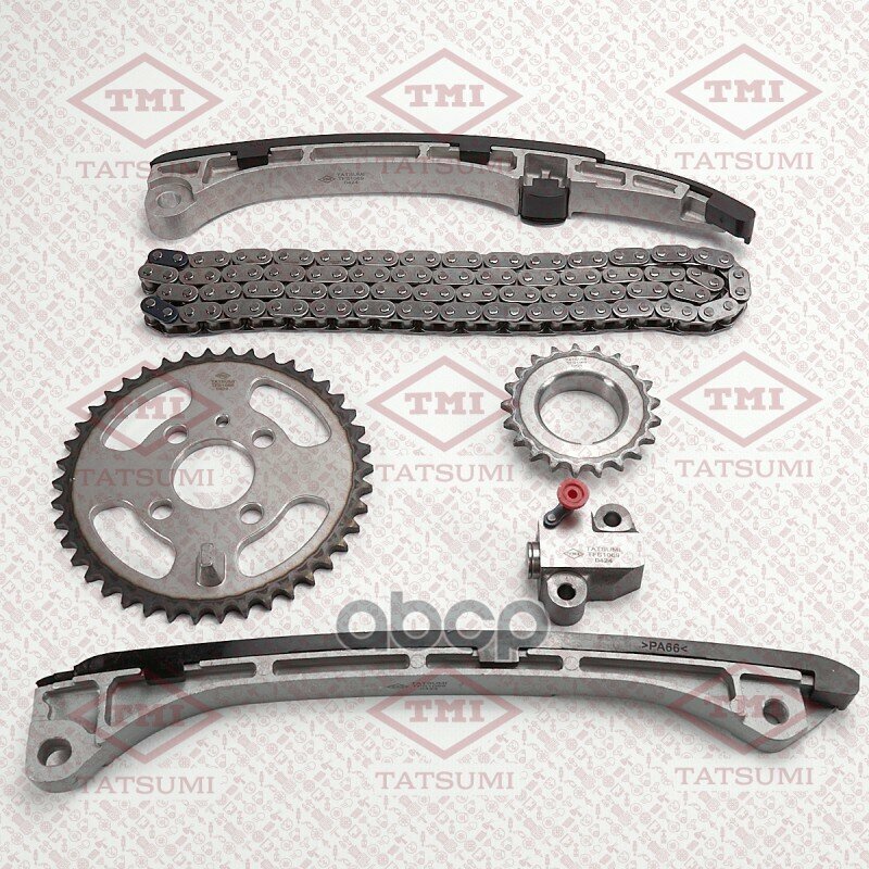 Комплект цепи ГРМ TOYOTA Auris/Avensis/Corolla/RAV4/Verso 05-> LEXUS IS200D 05-> TATSUMI арт. TFS1069