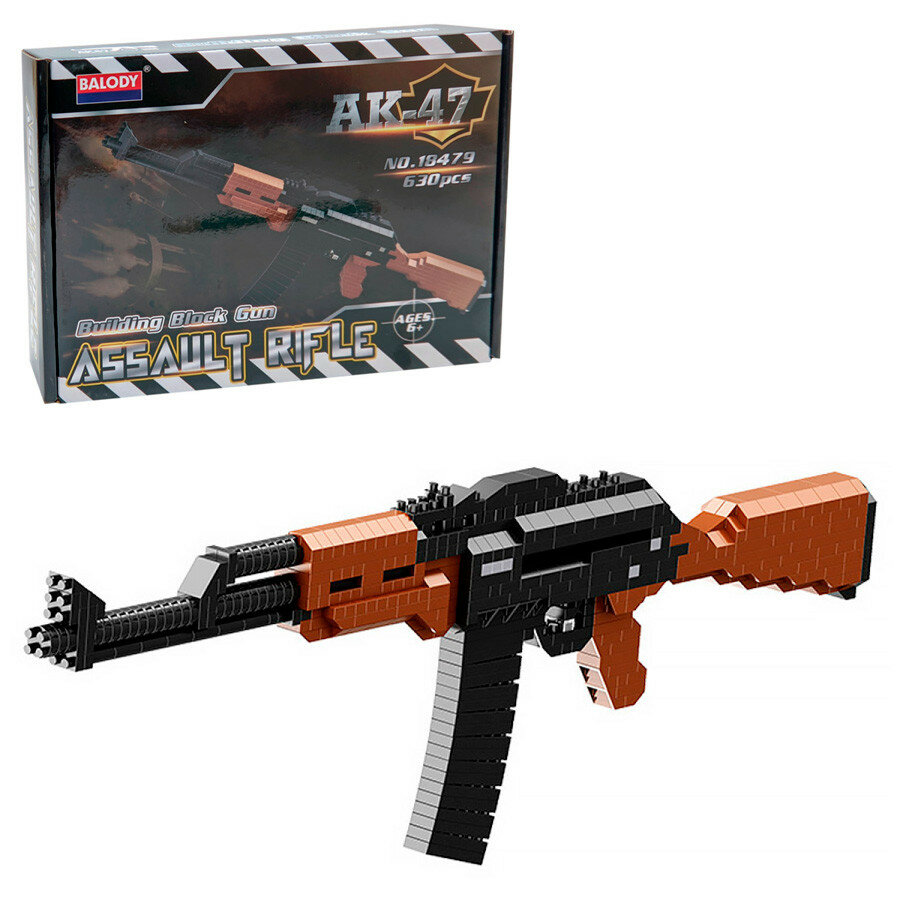 Конструктор Balody Автомат АК-47 (мини детали) 18479