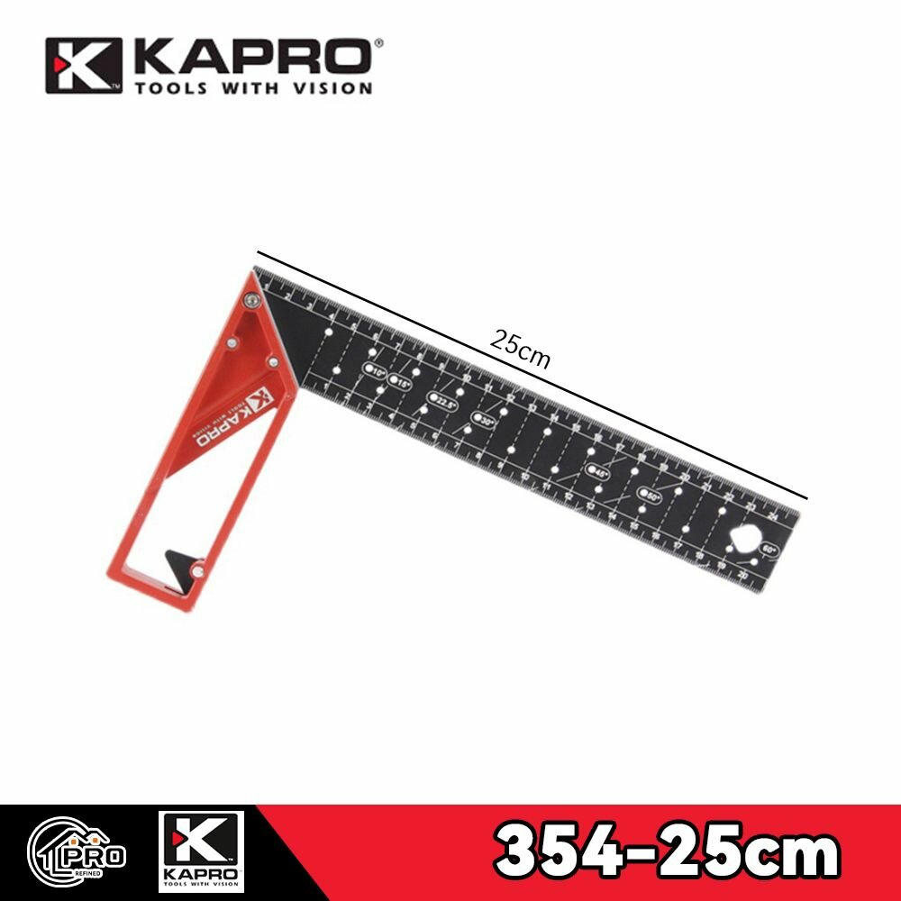 Kapro Линейка/угольник 250мм х 40мм, Металл