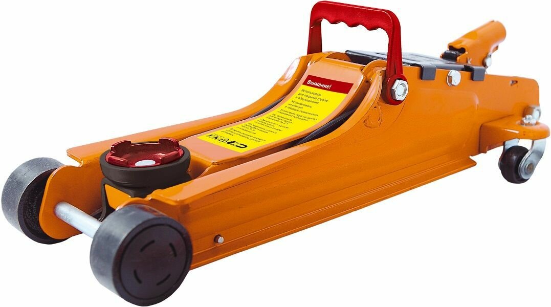 Домкрат подкатной Кратон HTJLP-2.0, 2т, 80-370 мм (низкий подхват) арт. 2 30 02 004