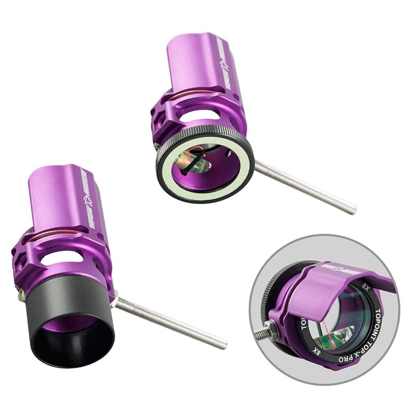 Прицел TP8750 для лука 2x4x6x8x Фиолетовый, 6X, purple