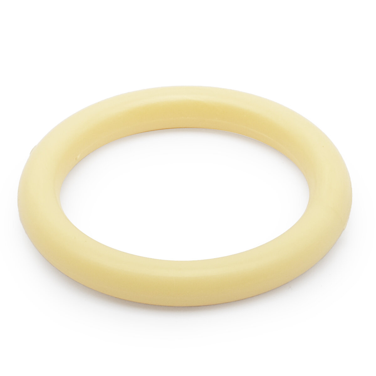 Кольцо шторное для карнизов, диаметр 38/52мм, пластик, 20 шт (слоновая кость)